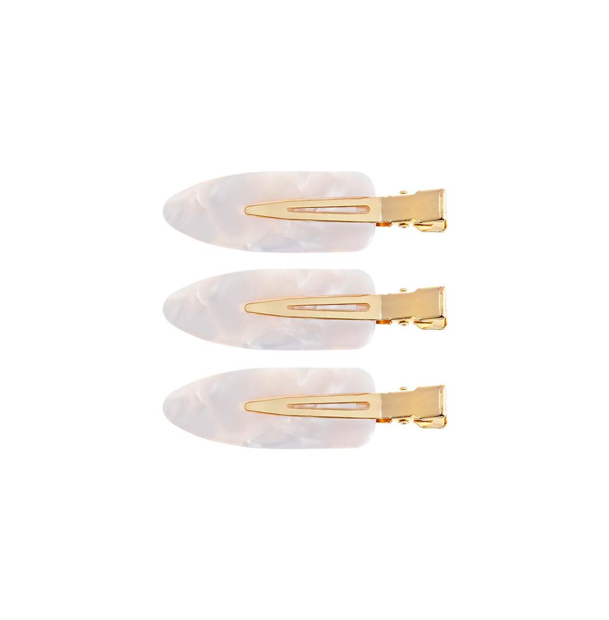 Click here for Creaseless Hair Clip Set By Adina Eden - White prices