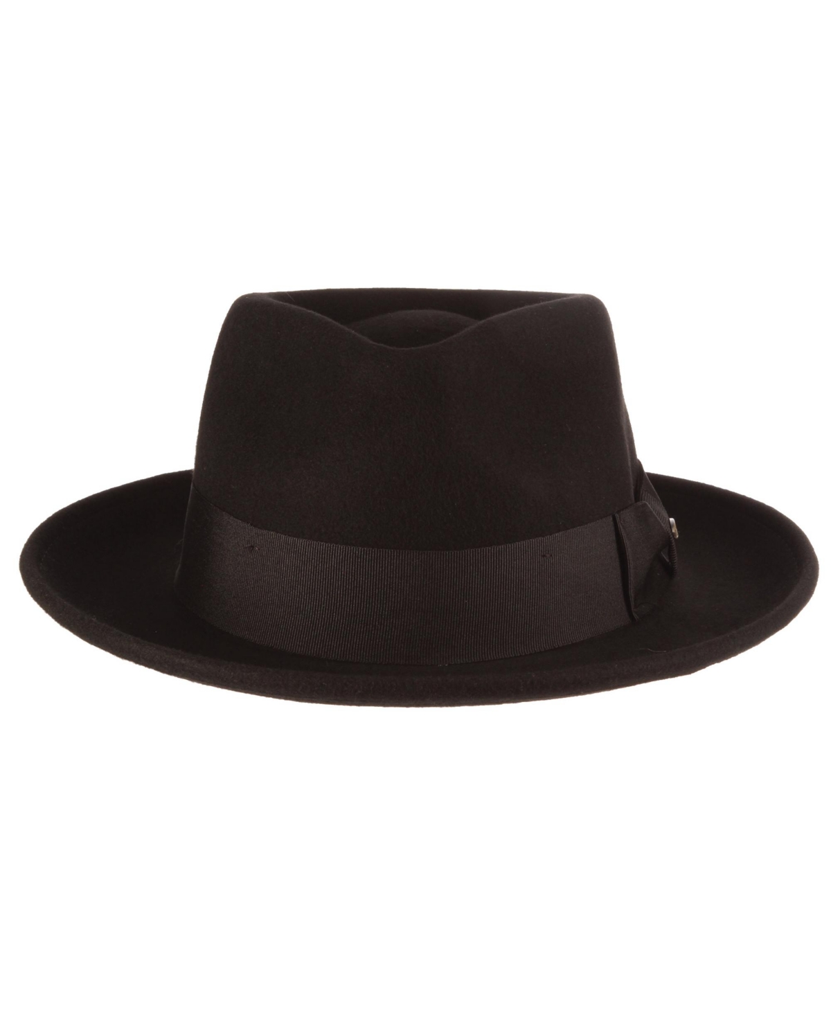 Click here for Scala Mens Felt Fedora Hat - Black prices