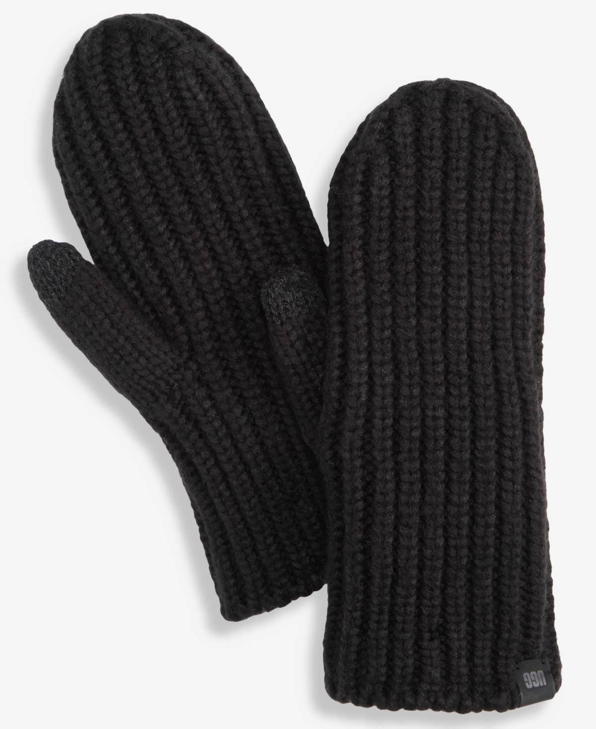 Click here for Ugg Womens Chunky Rib Cold Weather Mittens - Black prices