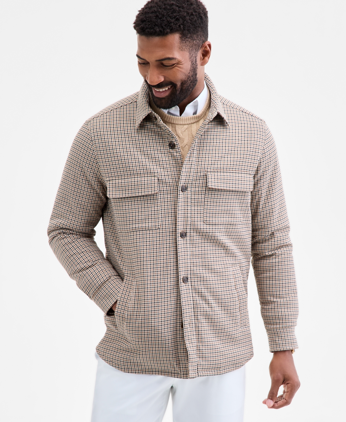 Click here for Club Room Mens Houndstooth Jacket  Macys Exclusive... prices