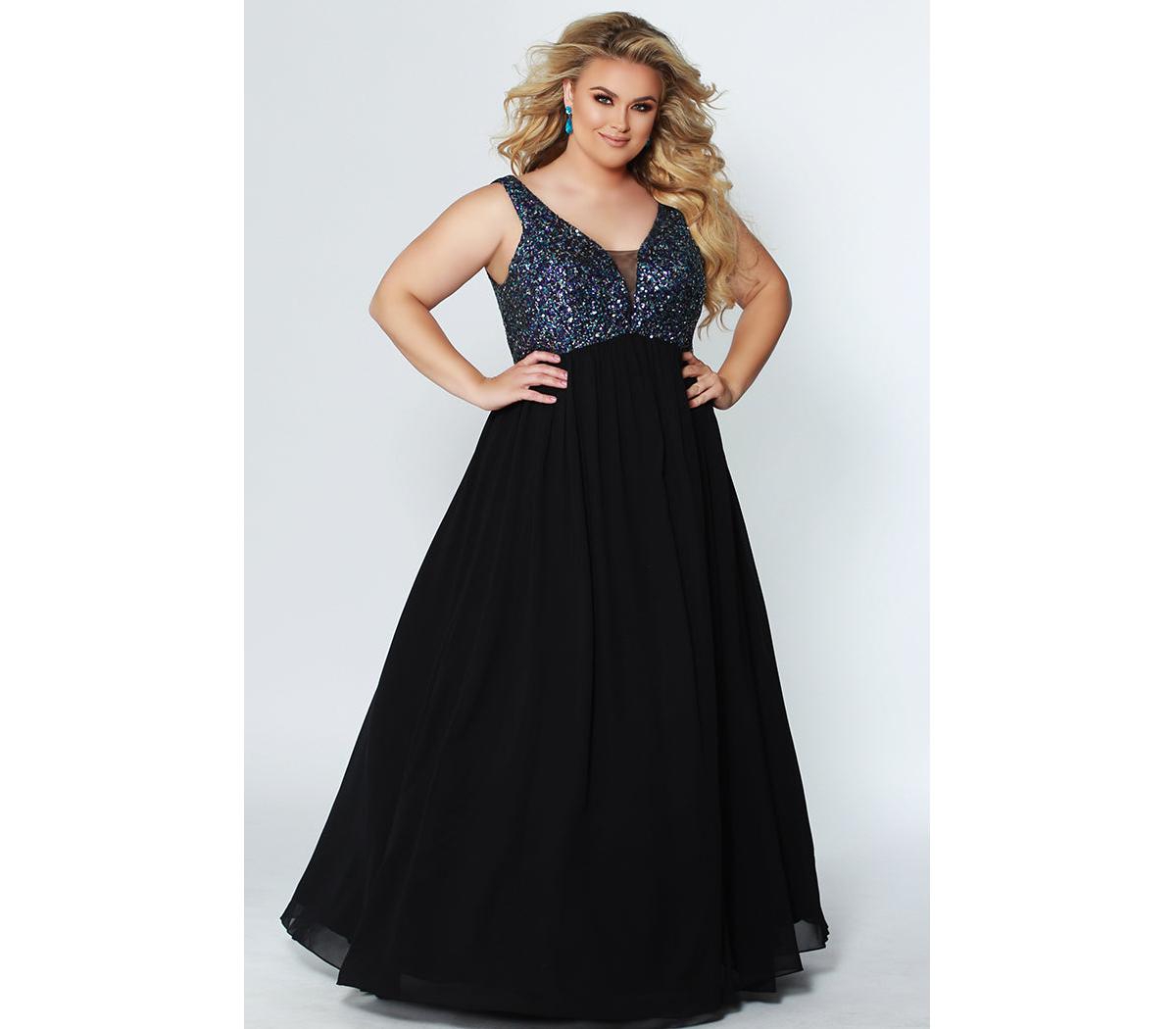 Click here for Celebrations by Sydneys Closet Womens Sequin Empir... prices