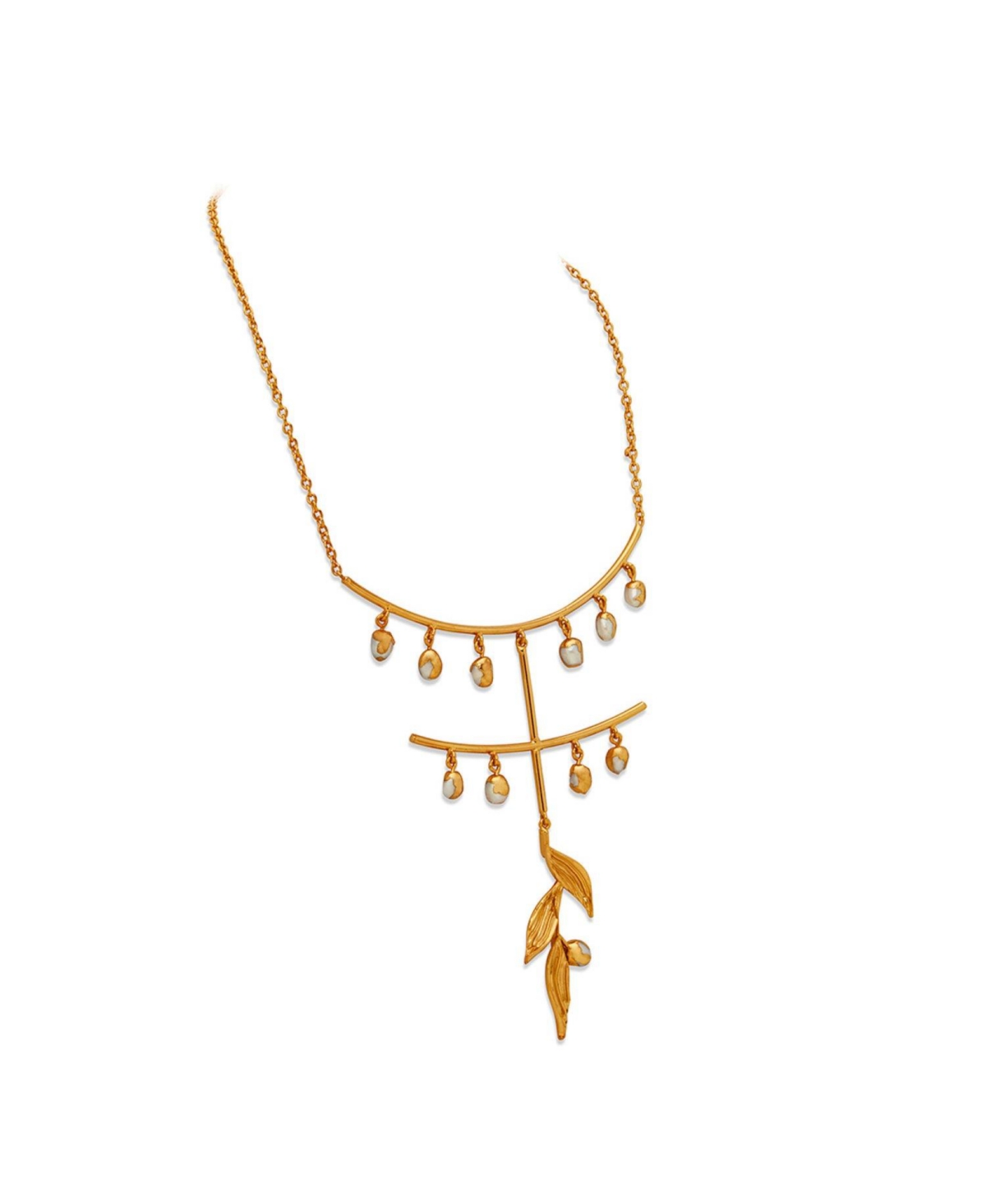 Click here for Dhwani Bansal Zuri Necklace - 22k gold plated prices