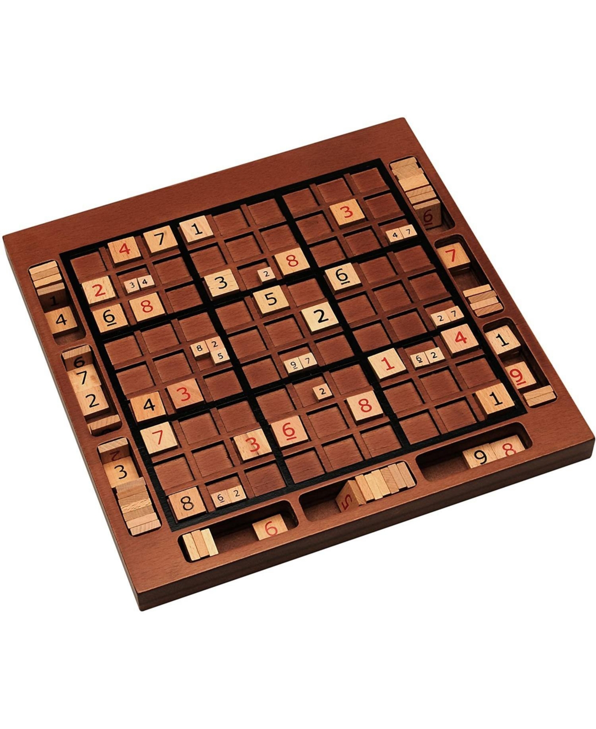 Click here for We Games Wooden Sudoku Board with Storage Slots in... prices