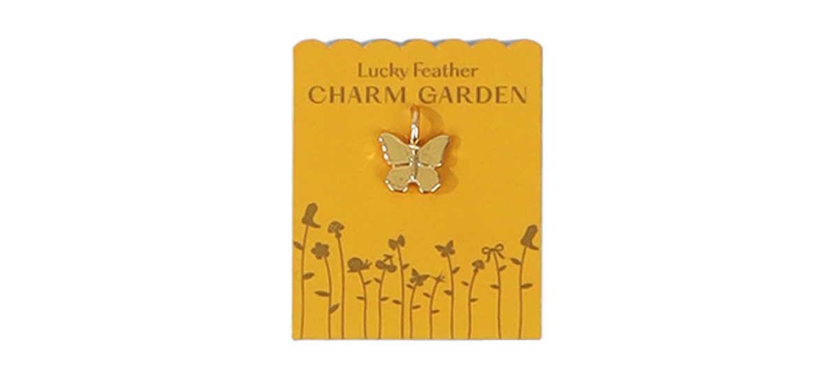 Click here for Lucky Feather Charm Garden - Gold - Butterfly Char... prices