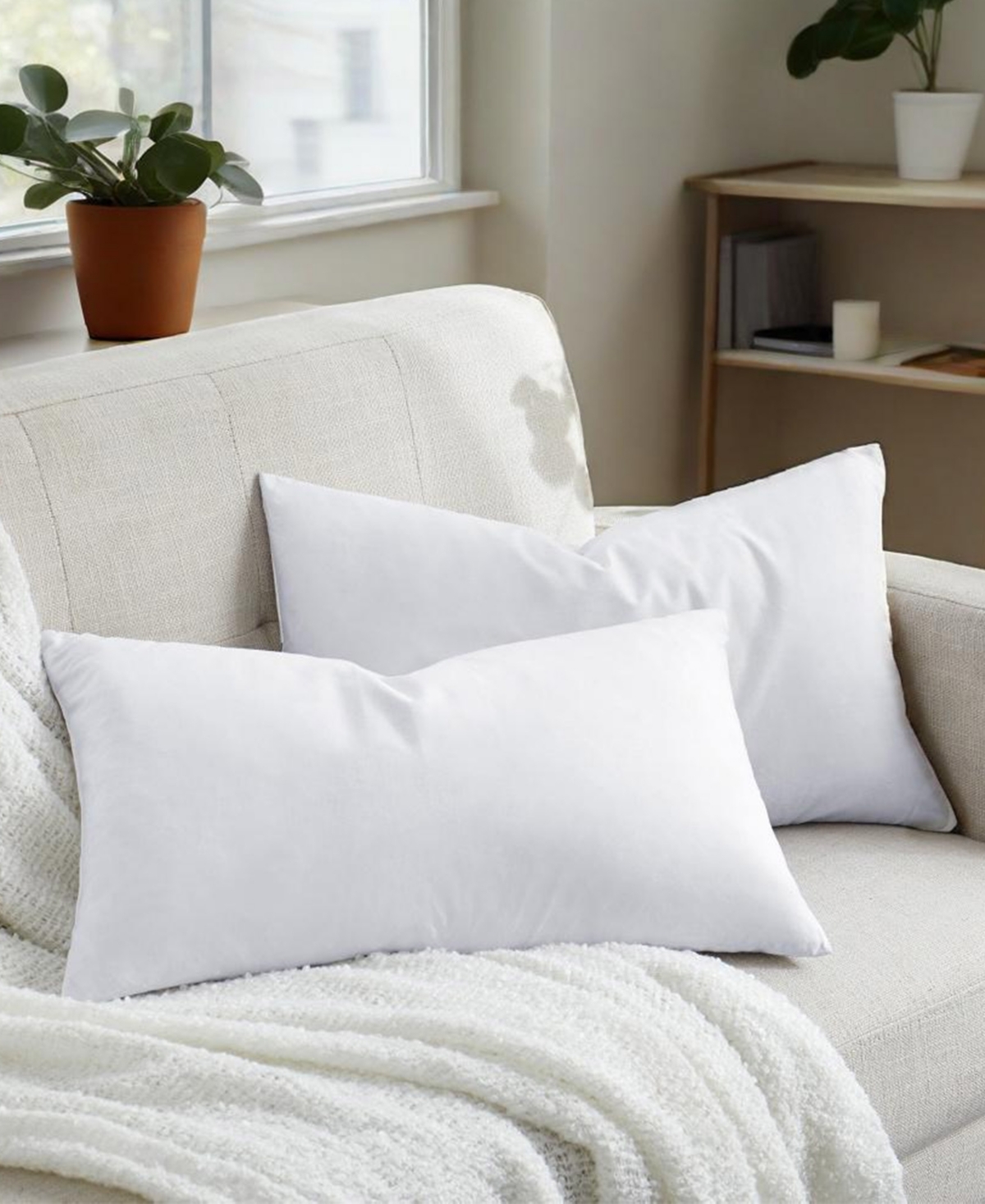Click here for Unikome Feather & Down 2-Pack Pillow Inserts  12 x... prices