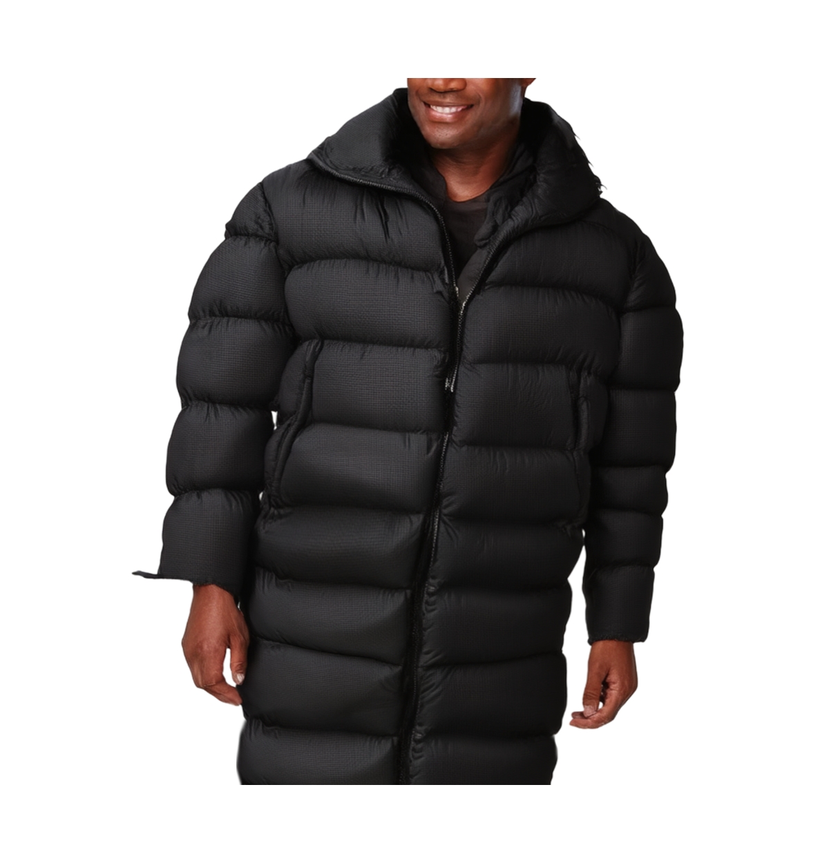 Click here for KingSize Big & Tall Long Quilted Puffer Coat - Bla... prices