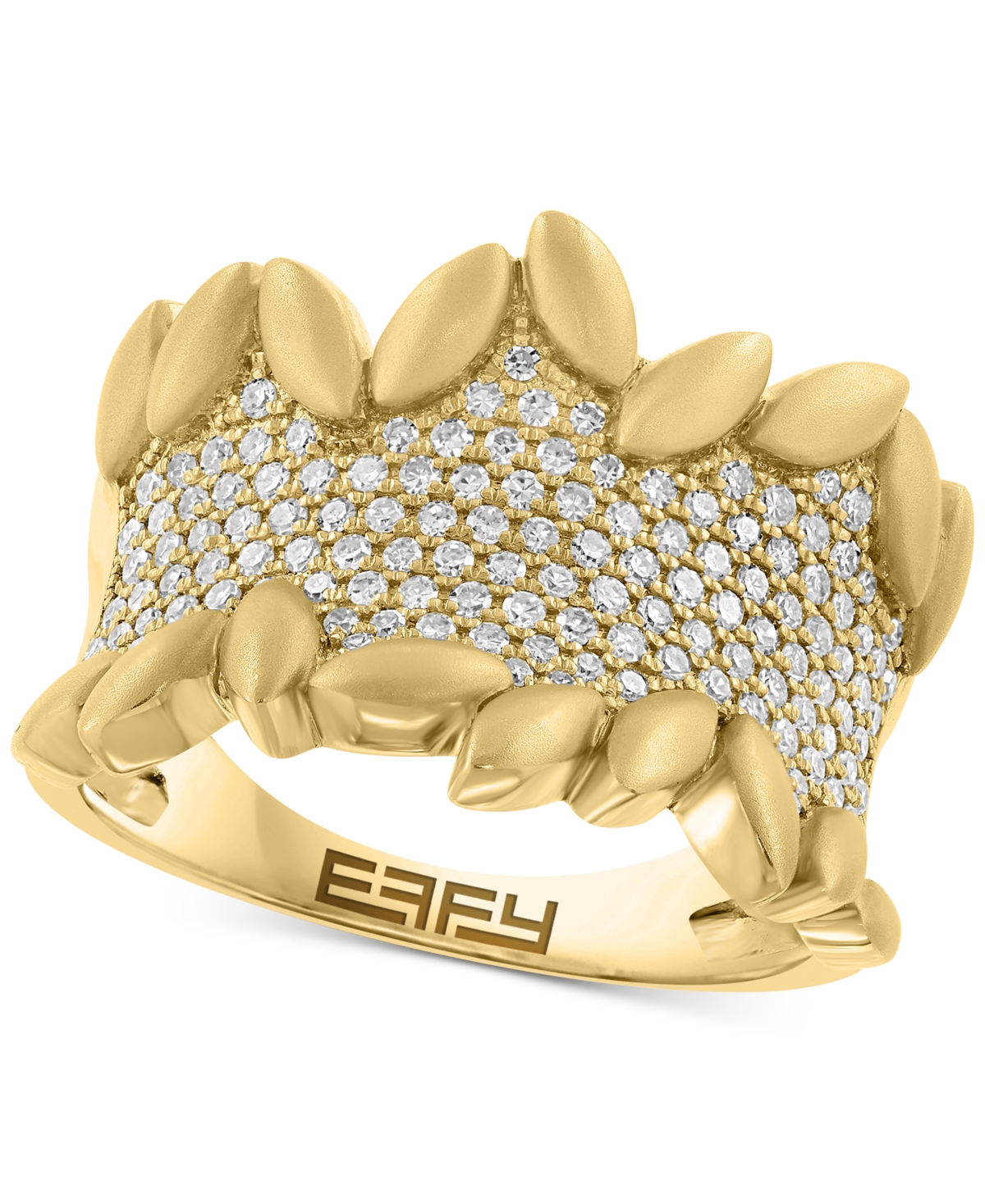 Click here for Effy Diamond Pave Vine-Inspired Wide Ring (1/2 ct.... prices
