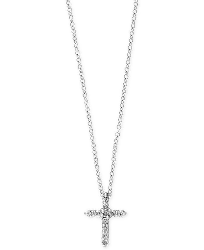 EFFY Collection Pave Classica by EFFY Diamond Cross Pendant Necklace (1 ...