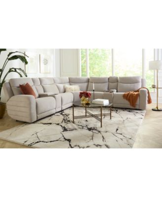 Click here for Kristyan Power Headrest Footrest Fabric Sectional... prices