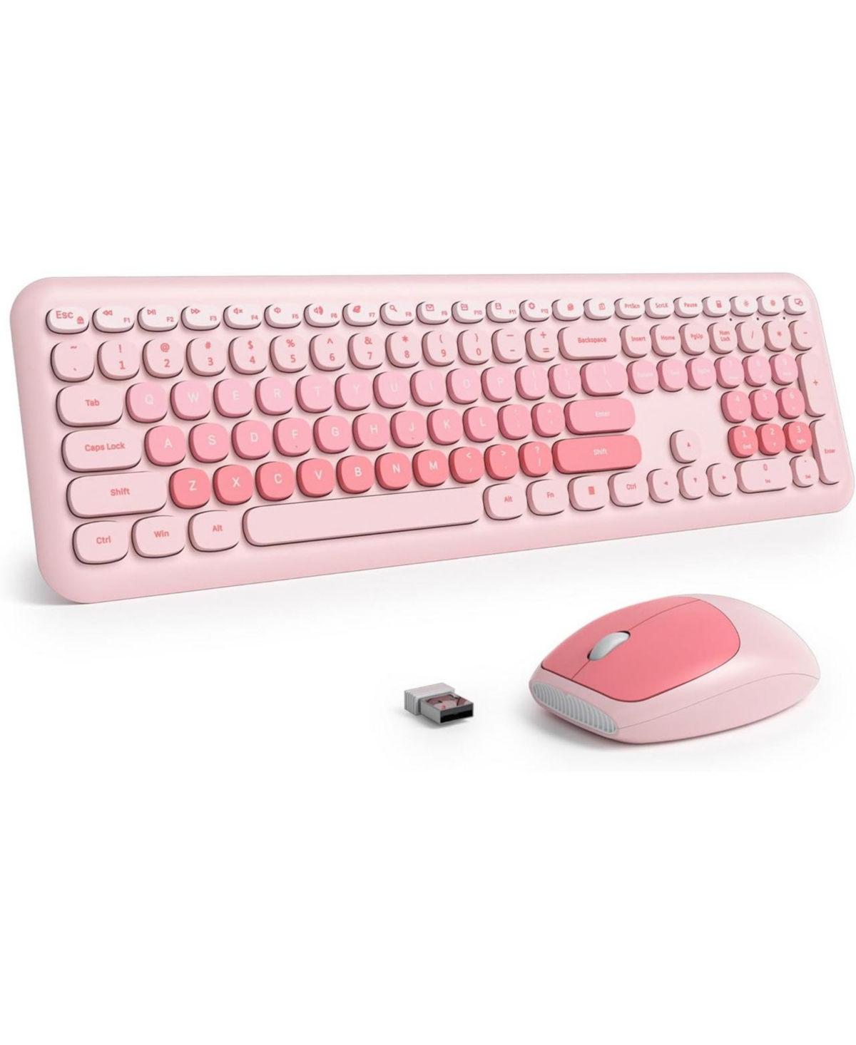 Click here for risokeys Cute Colorful Keyboard and Mouse Wireless... prices