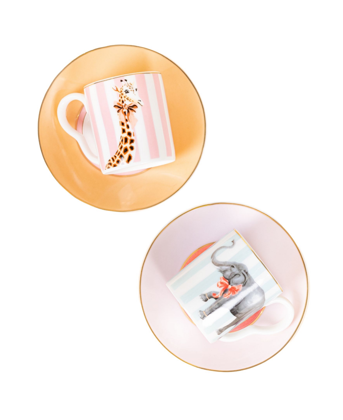 Click here for Yvonne Ellen Animal Espresso Cups and Saucers  Set... prices