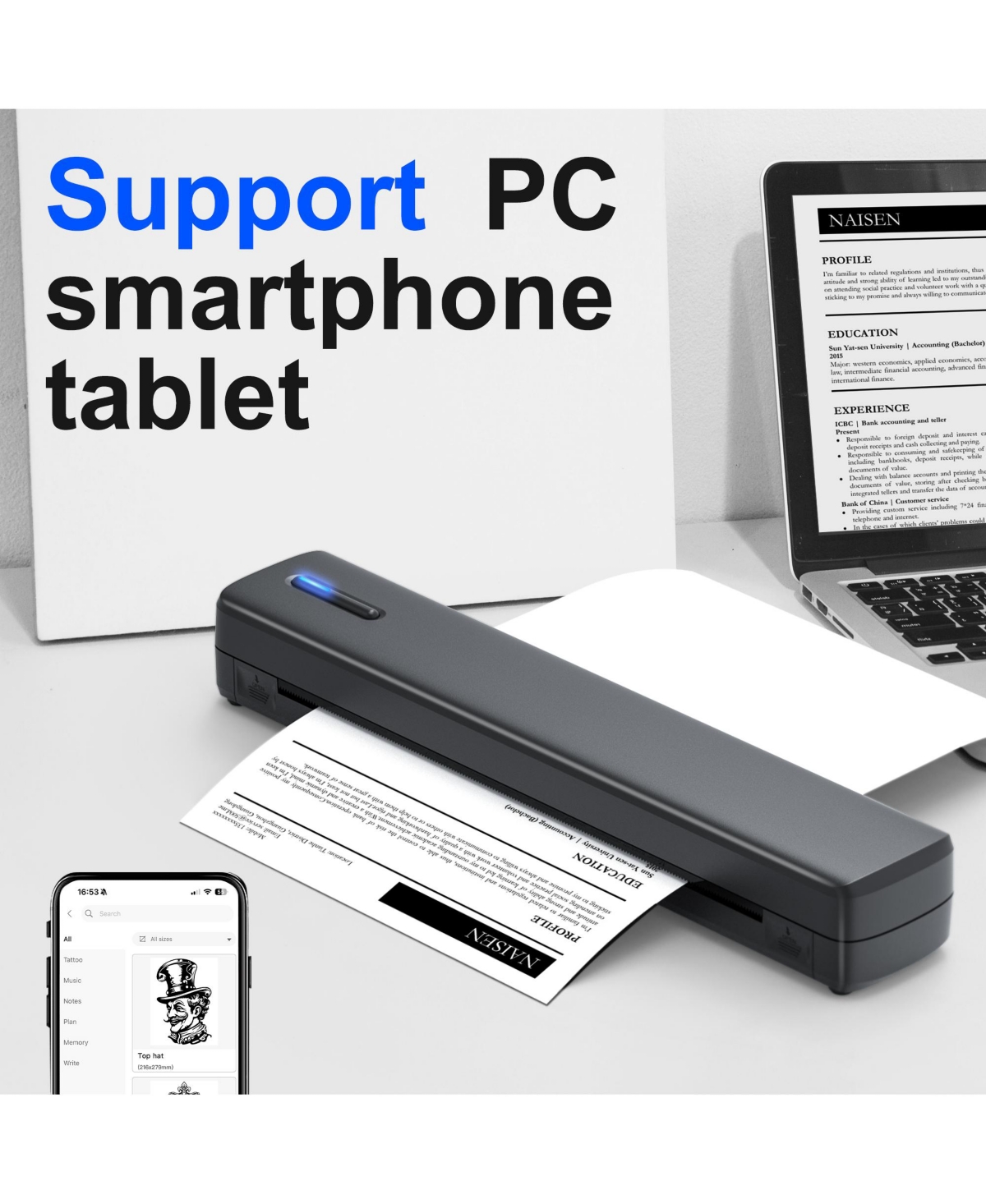 Click here for Nelko Portable Printer Wireless for Travel  D810-a... prices