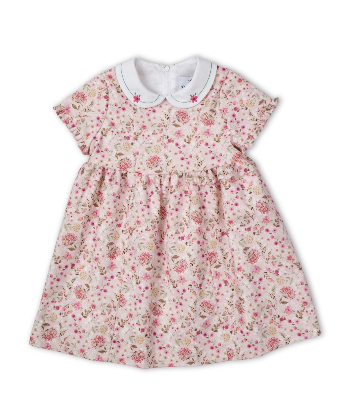 Click here for Florence Eiseman Little Girls Floral Dress With Em... prices