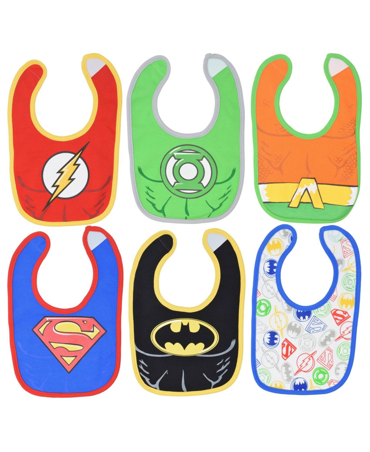 Click here for Justice League Batman Superman The Flash Baby 6 Pa... prices
