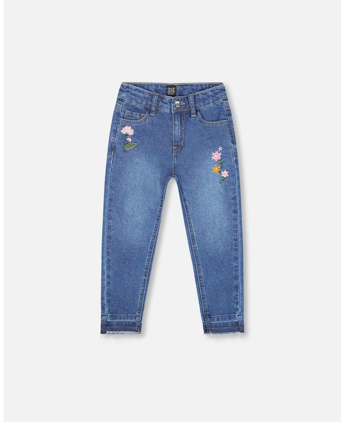 Click here for Deux par Deux Big Girls Jeans Blue Denim with Fray... prices