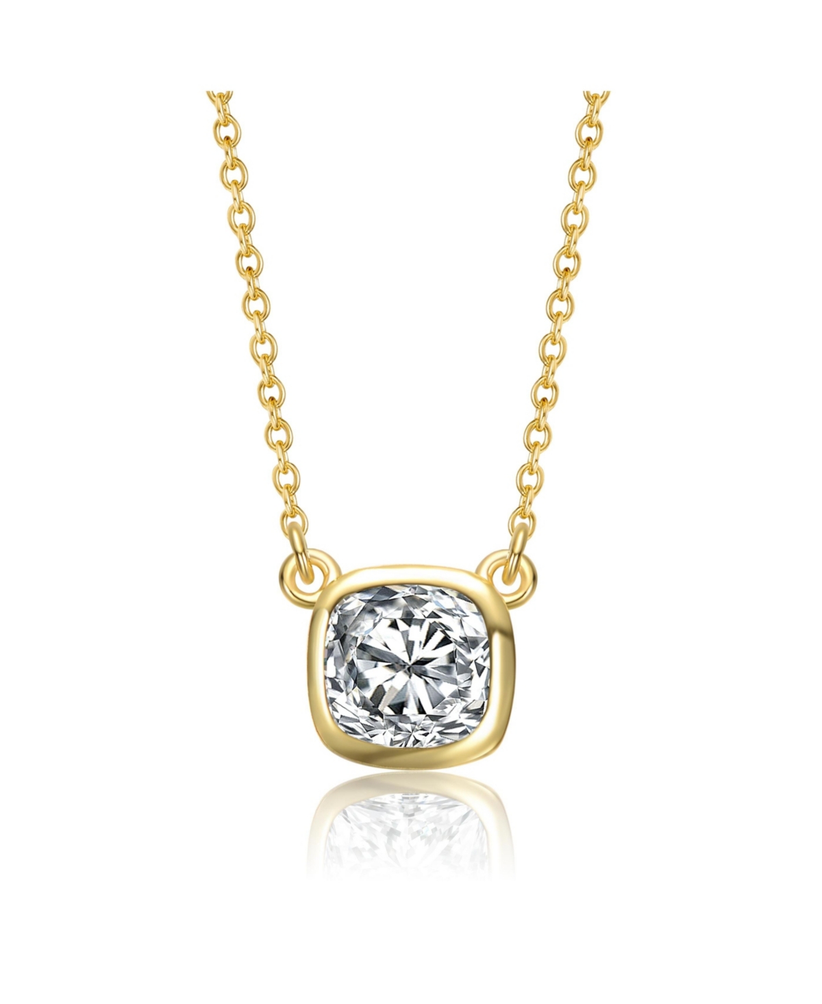 Click here for Genevive Sterling Silver 14K Gold Plated with Beze... prices