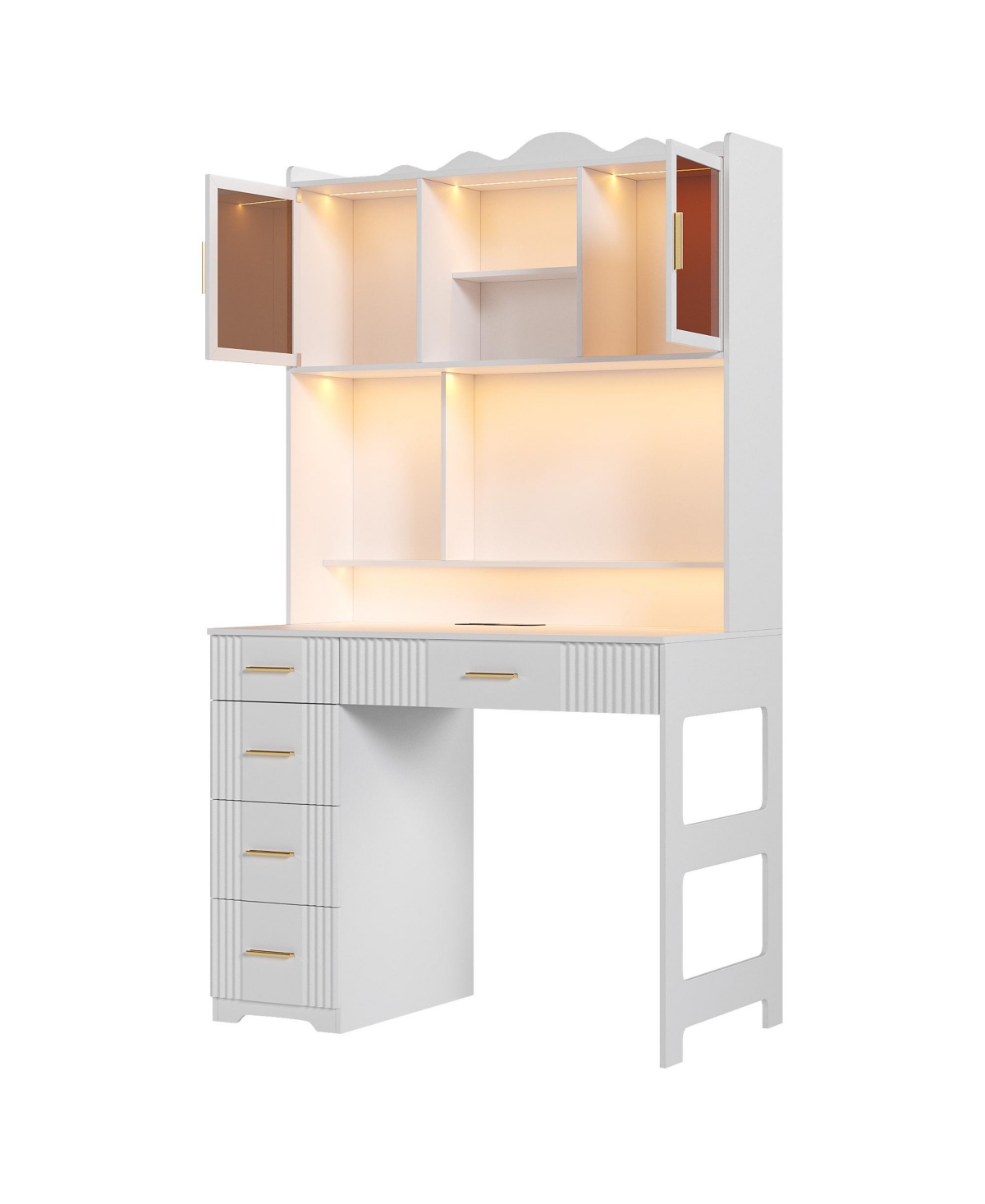 Click here for Vlsrka Office study computer desk with charging st... prices