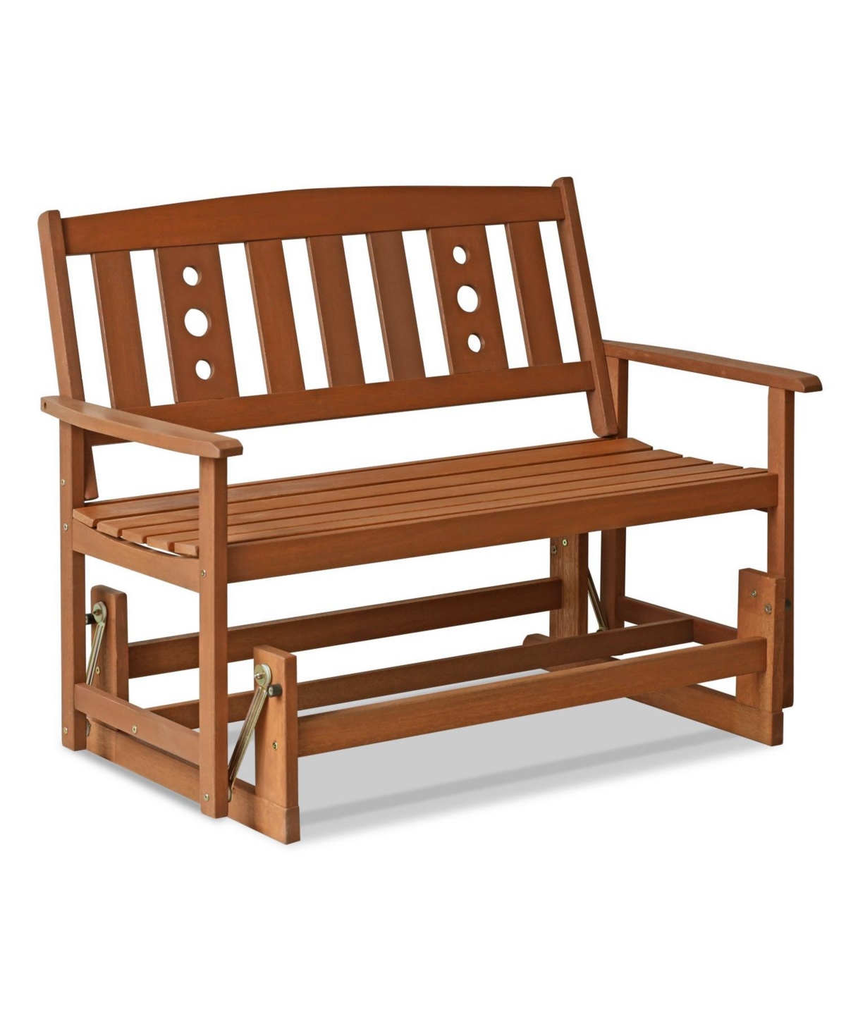 Click here for Homlux Outdoor Hardwood Glider with Teak Finish &#... prices