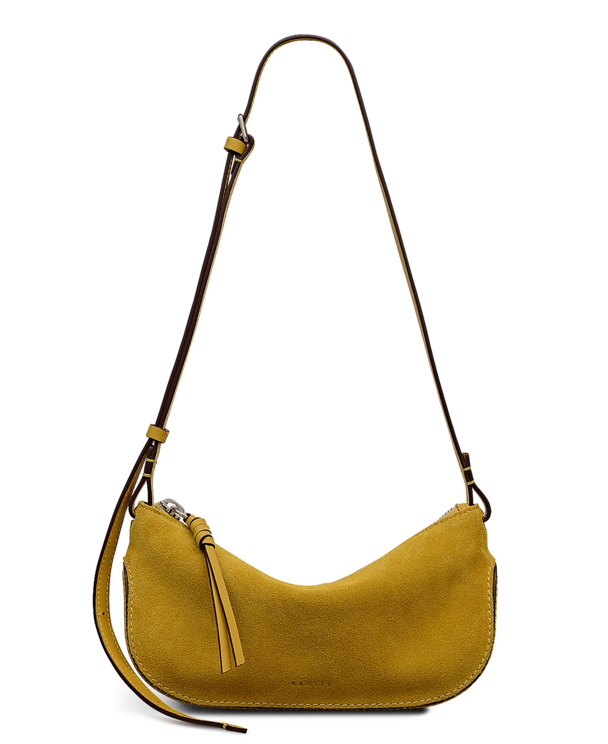Click here for Radley London The Iris Suede Small Zip Top Crossbo... prices