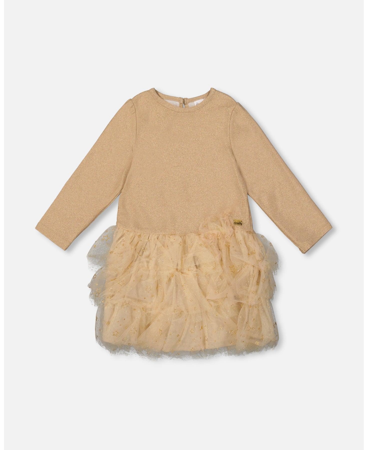Click here for Deux par Deux Girl Glittering Mesh Skirt Party Dre... prices
