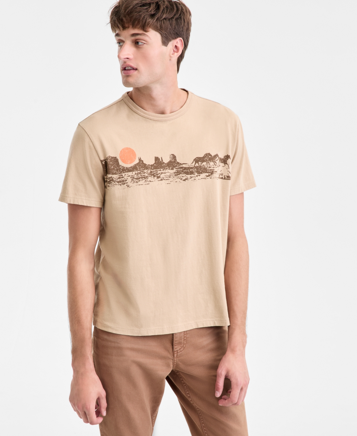 Click here for Sun + Stone Mens Short-Sleeve Mesa Stripe Graphic... prices