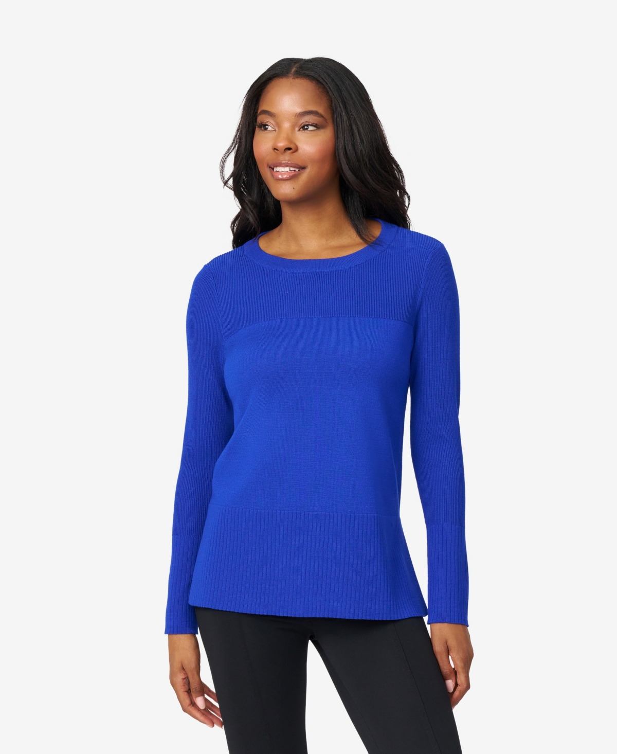 Click here for Melissa Paige Womens Boat Neck Ribbed Sweater - An... prices