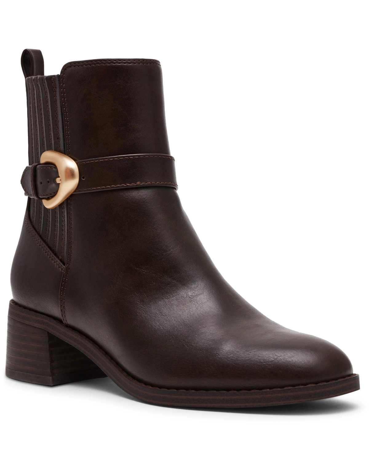 Click here for Dv Dolce Vita Womens Dagger Buckle Chelsea Booties... prices