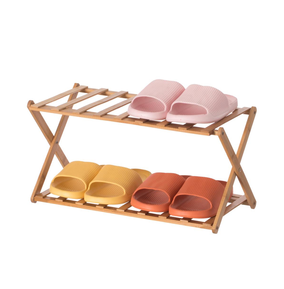Click here for Basicwise Bamboo Foldable Shoe Rack  Free Standing... prices