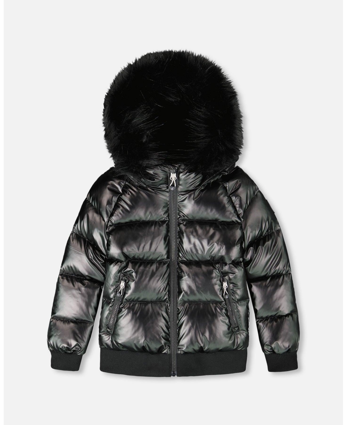 Click here for Deux par Deux Big Boys Black Quilted Bomber-Style... prices