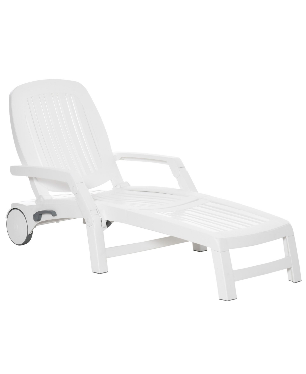Click here for Outdoor Chaise Lounge Chair on Wheels with Storage... prices