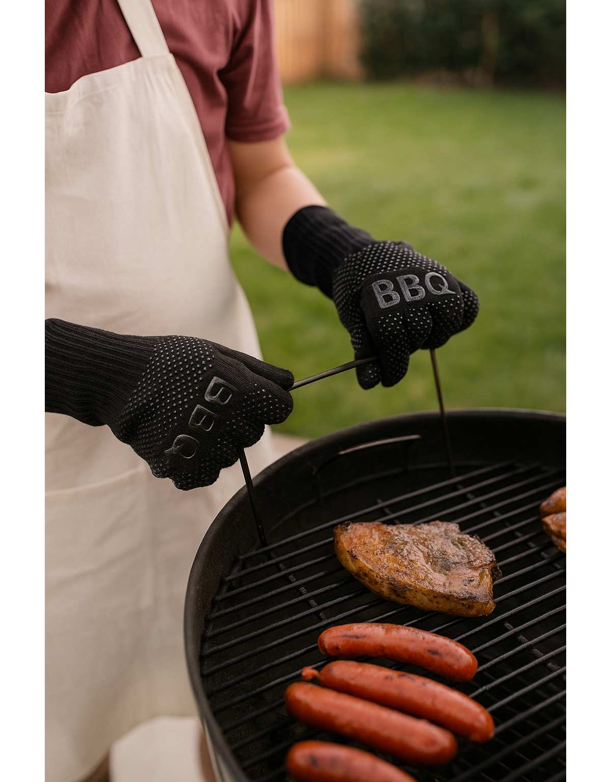 Click here for Seamless Outdoors Heat Resistant Bbq gloves - Blac... prices