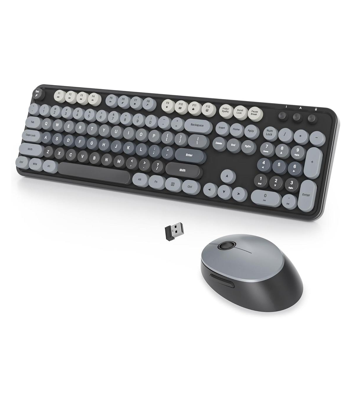 Click here for risokeys Wireless Keyboard and Mouse Set  Retro Ty... prices