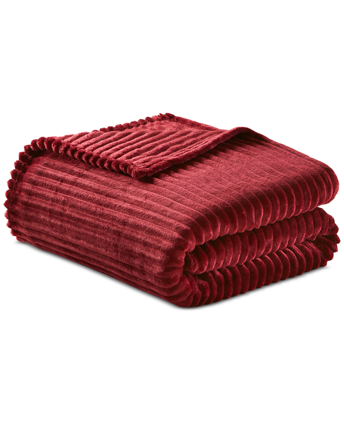Click here for Arch Studio Ribbed Plush Blanket  Twin  Macys Excl... prices
