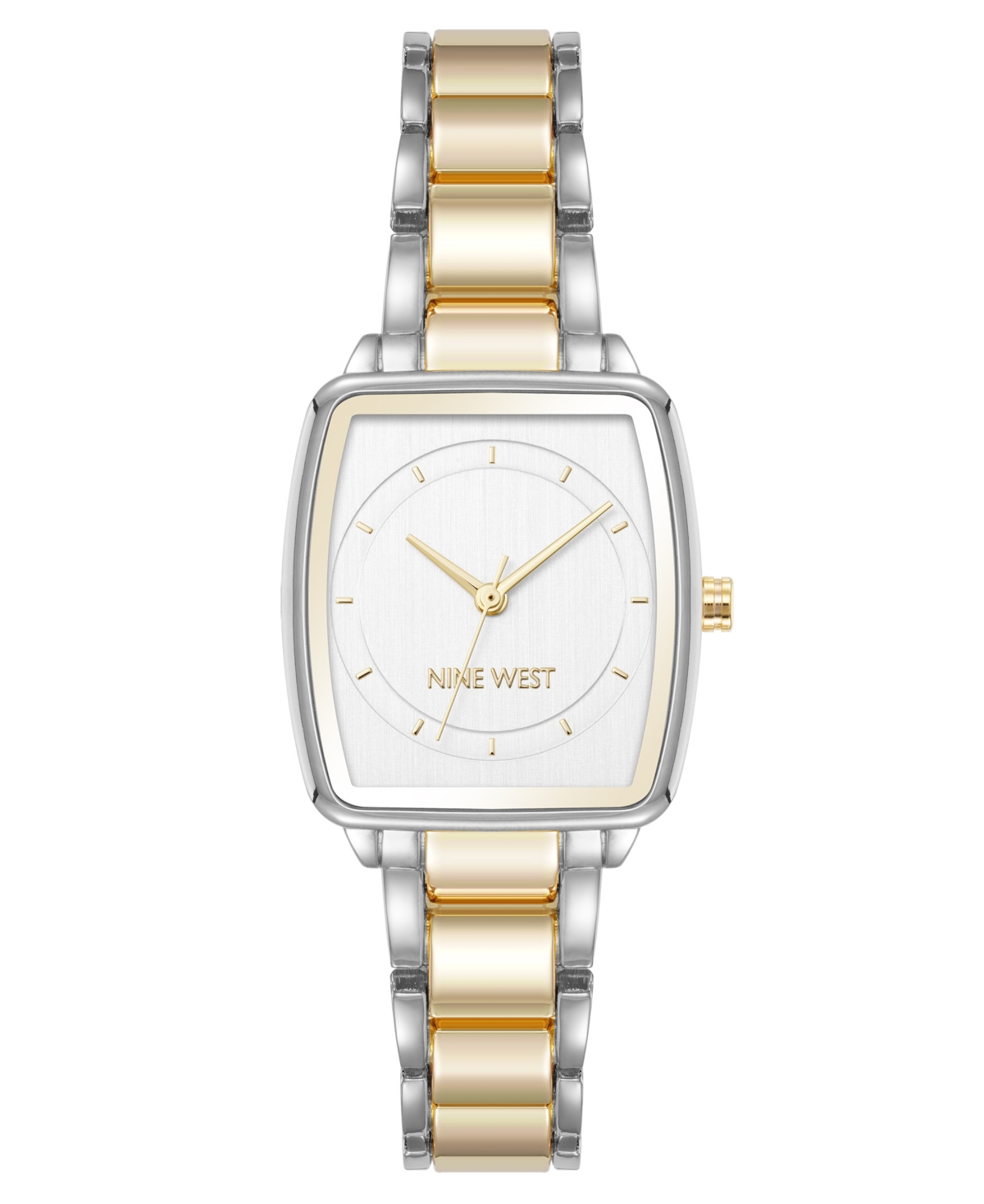 Click here for Anne Klein Womens Quartz Cushion Silver-Tone and G... prices