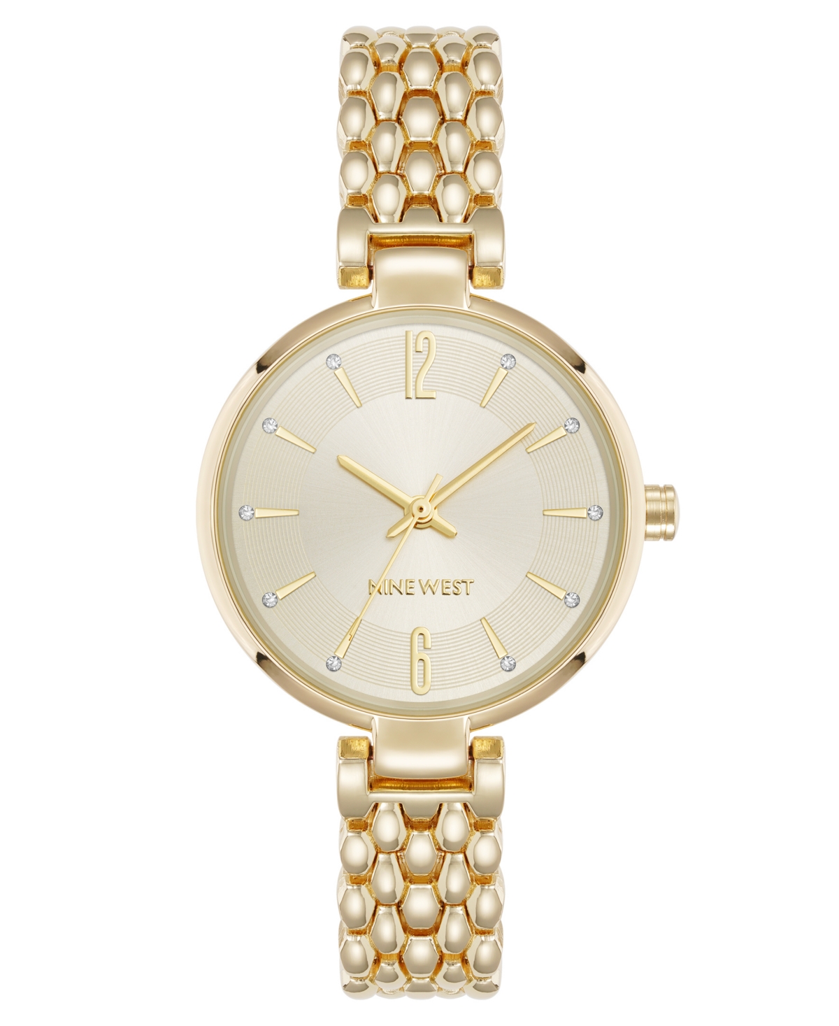 Click here for Anne Klein Womens Quartz Contemporary Gold-Tone Me... prices