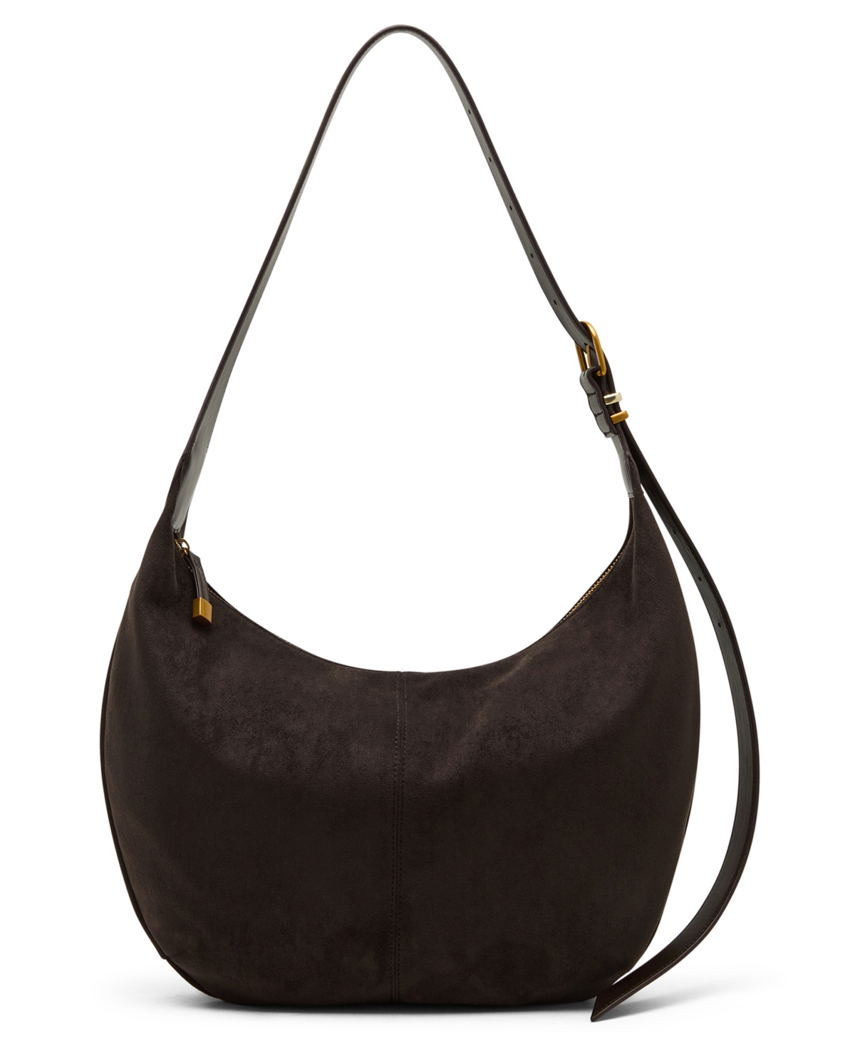 Click here for Steve Madden Olga Drapey Small Hobo Bag - Chocolat... prices