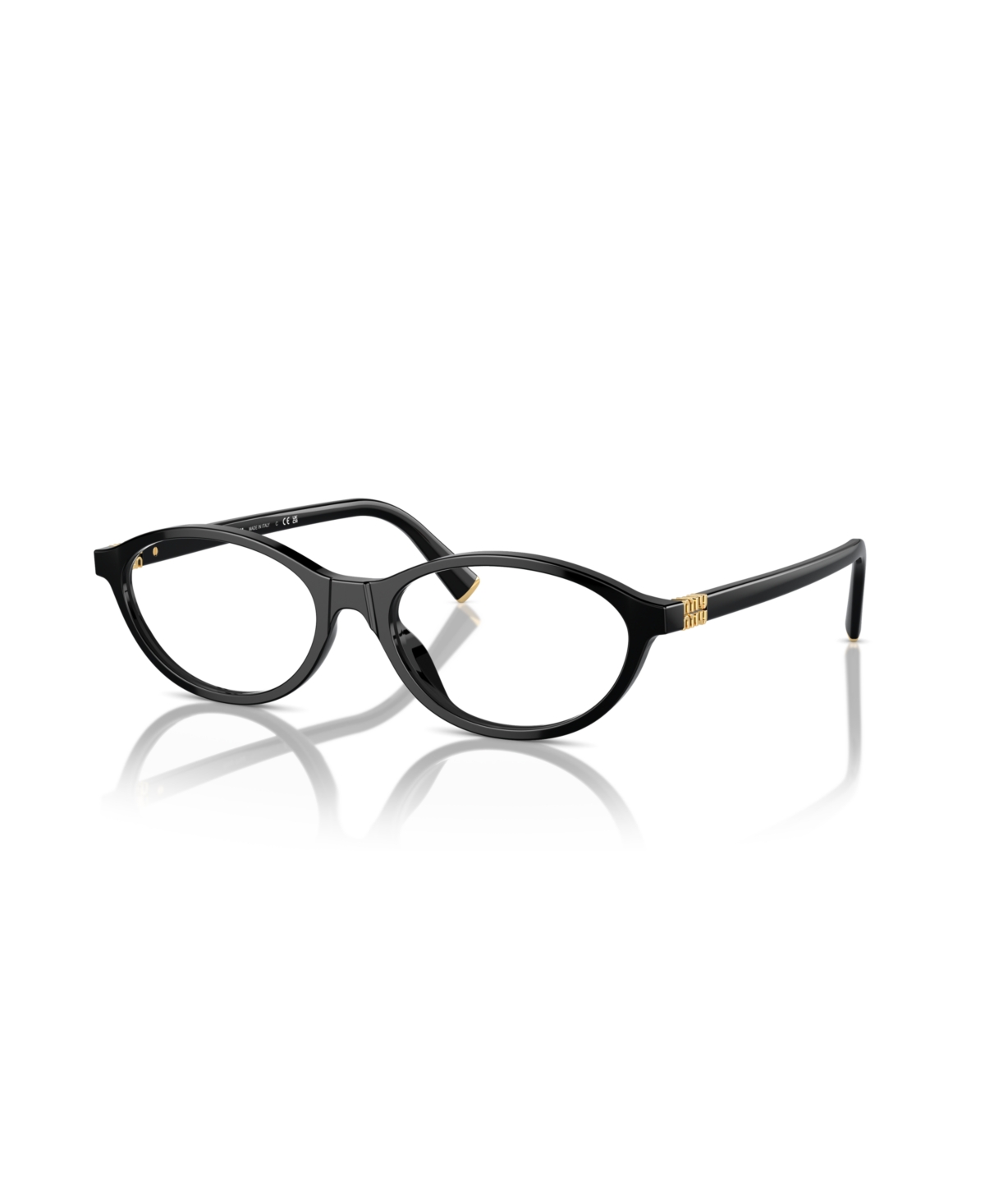 Click here for Miu Miu Womens Oval Eyeglasses  Mu 09XV - Black prices