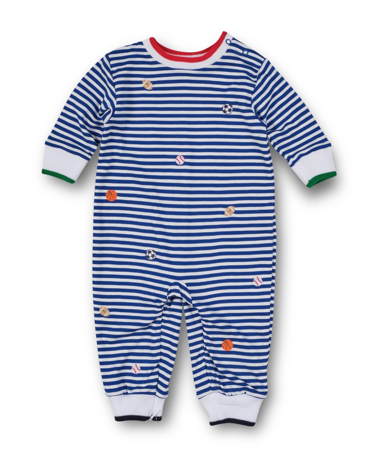 Click here for Florence Eiseman Stripe Knit Longall With Emb Spor... prices