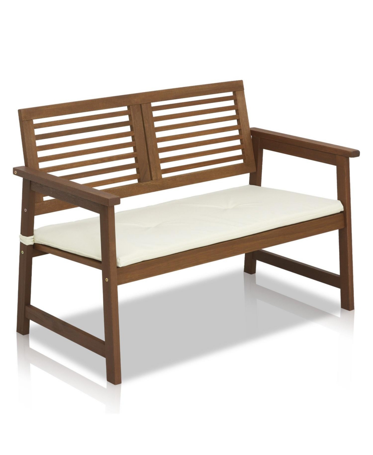 Click here for Homlux Outdoor Hardwood Bench with Cushion –... prices
