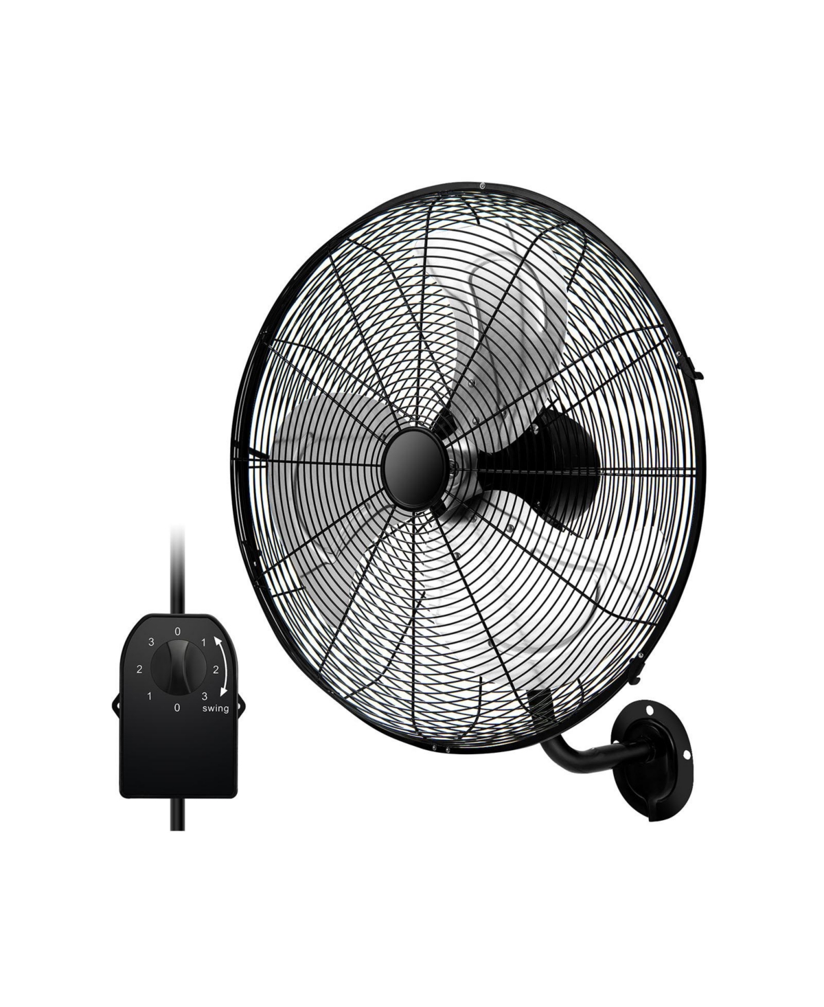Click here for Mecale 20 Inch Wall Mount Fan with 3 Fan Speeds an... prices