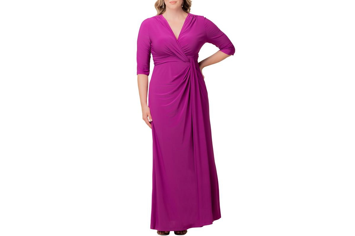 Click here for Kiyonna Womens Plus Size Evening Romance Long Gown... prices