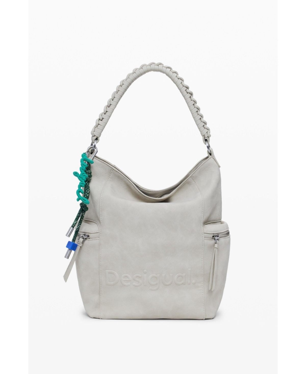 Click here for Desigual Womens Large logo faux leather backpack -... prices