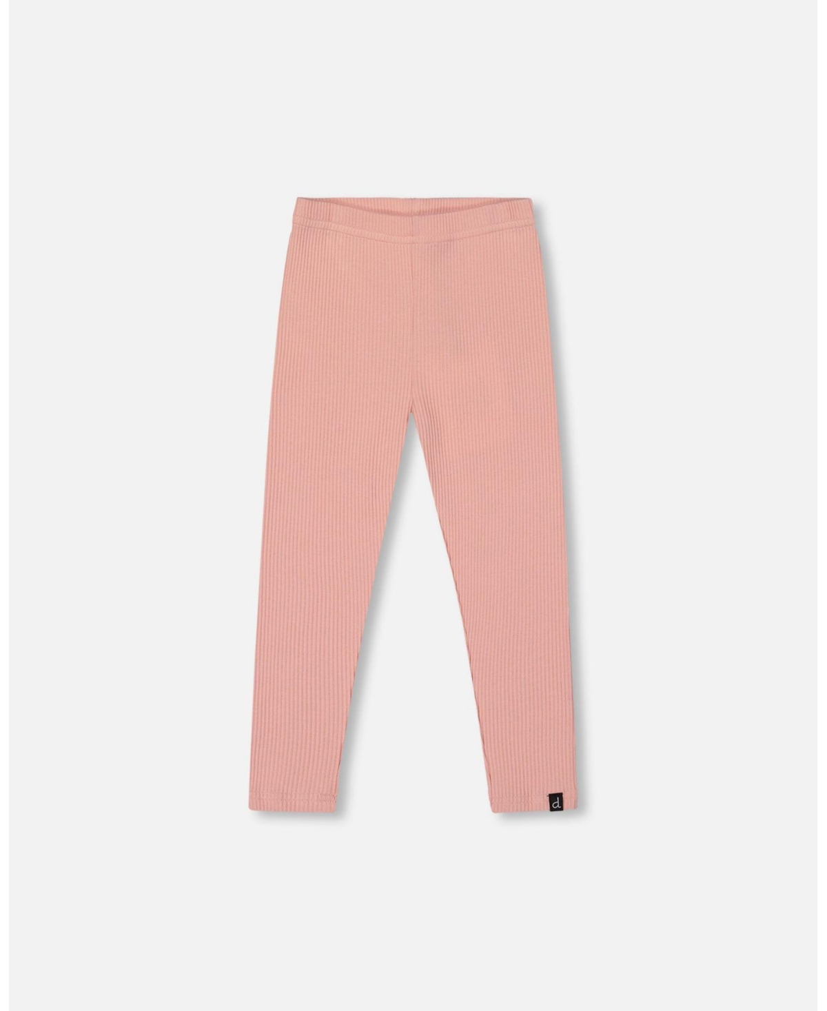 Deux par Deux Girl Ribbed Leggings Pink - Child - Pink