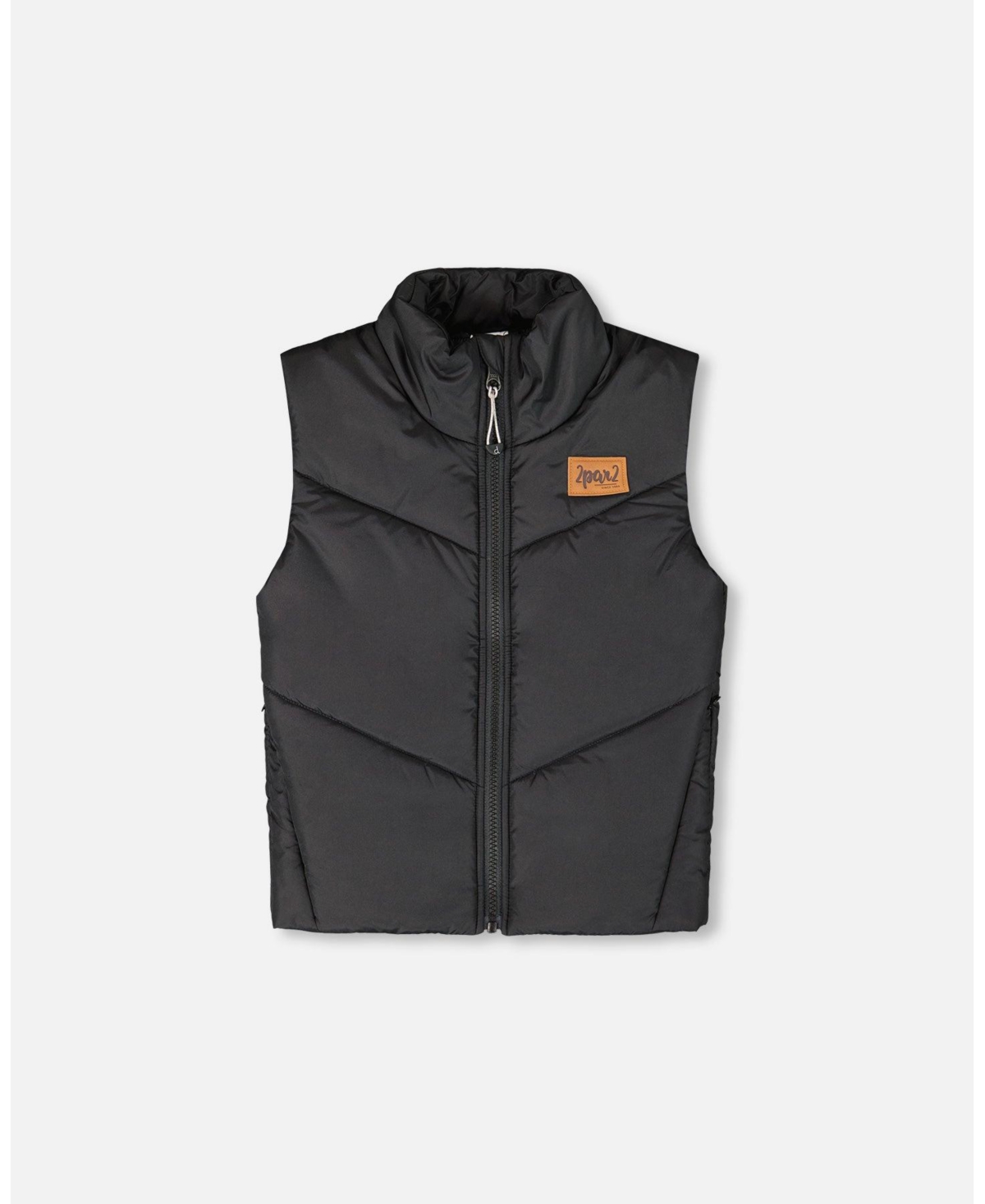 Click here for Deux par Deux Boy Quilted Mid-Season Sleeveless Ve... prices