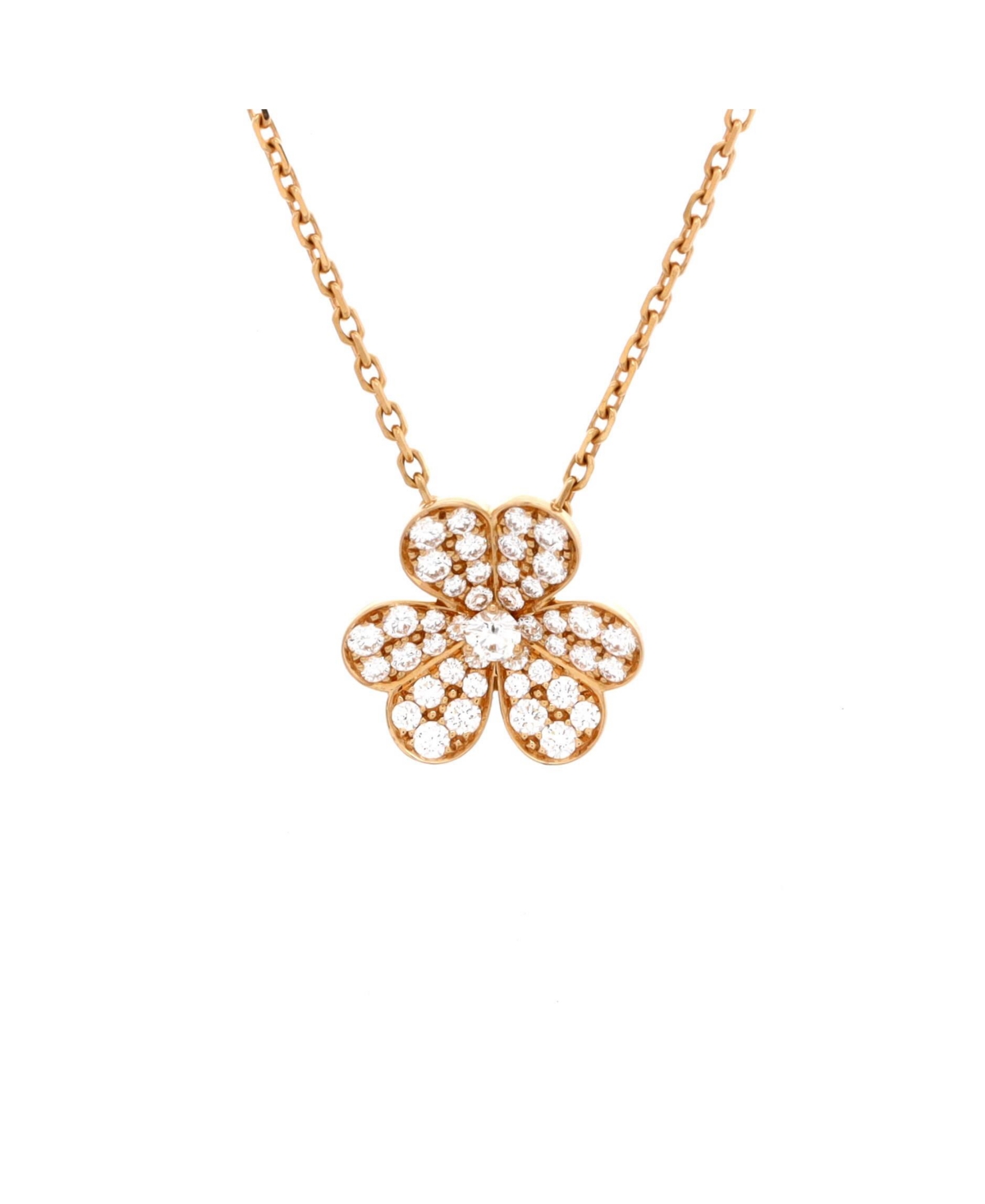 Click here for Pre-Owned Van Cleef & Arpels Frivole Pendant Neckl... prices