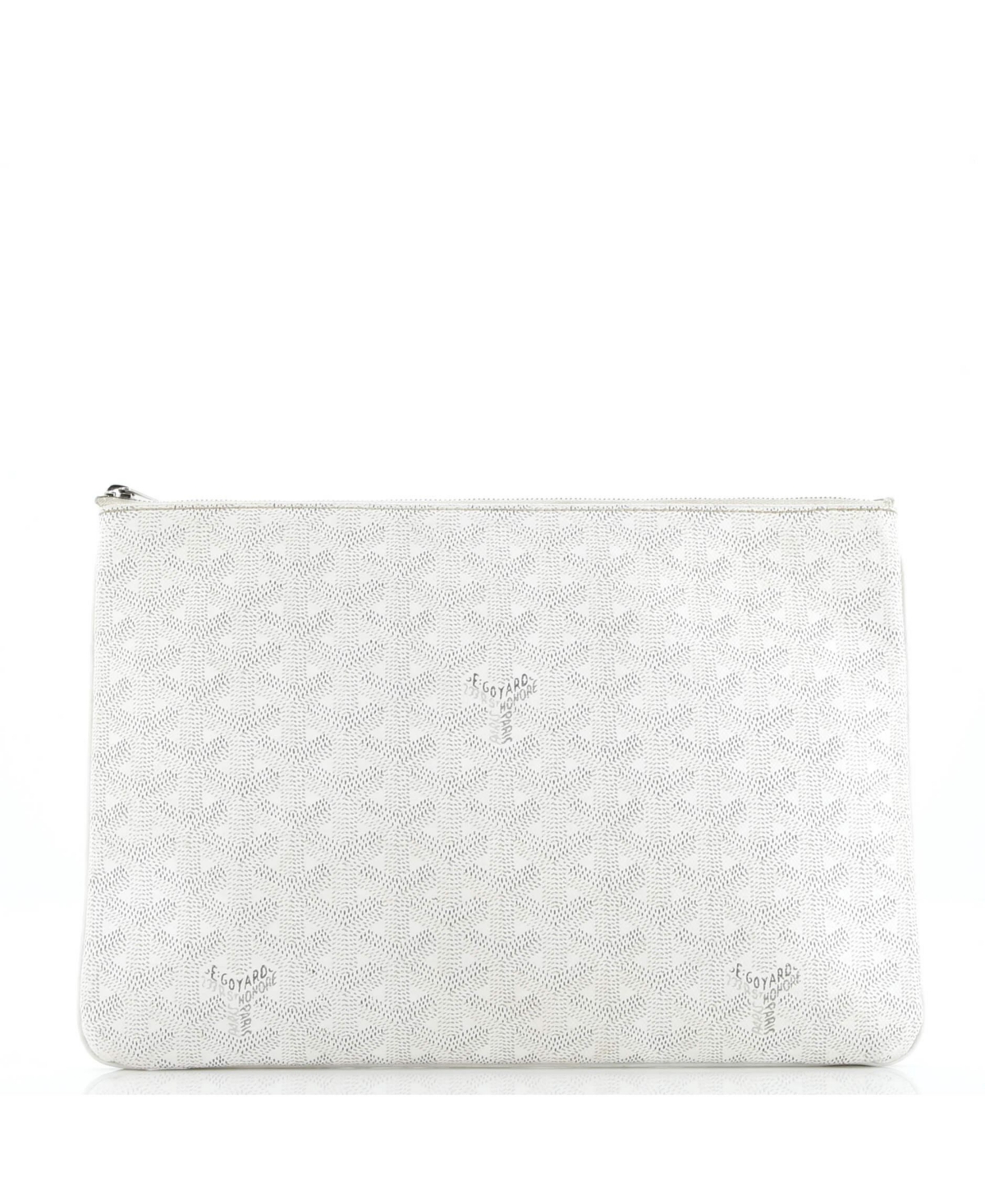 Click here for Pre-Owned Goyard Mm Senat Zip Pouch Coated Canvas... prices