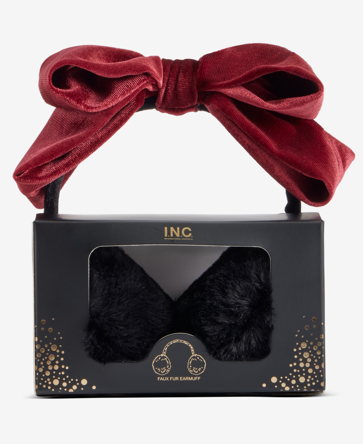Click here for I.n.c. International Concepts Velvet Bow Earmuff G... prices