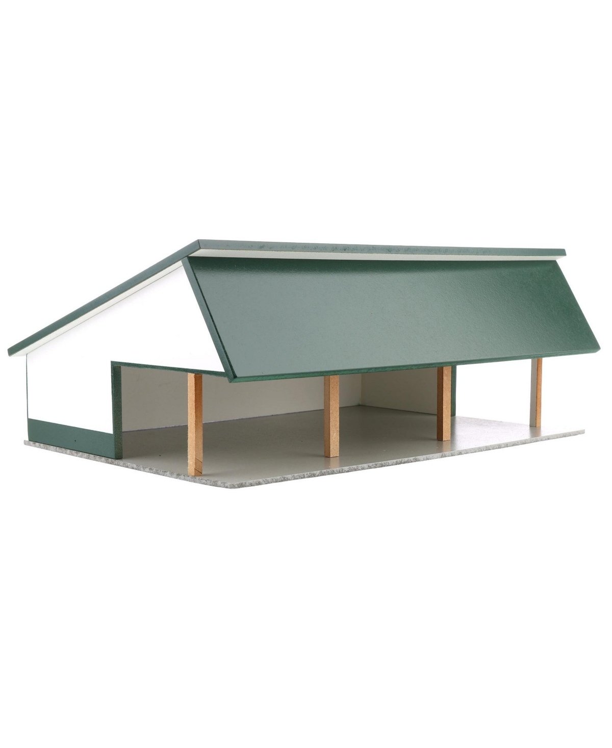 Click here for 1/64 White & Green 64ft x 48ft Wooden Cattle Shed... prices