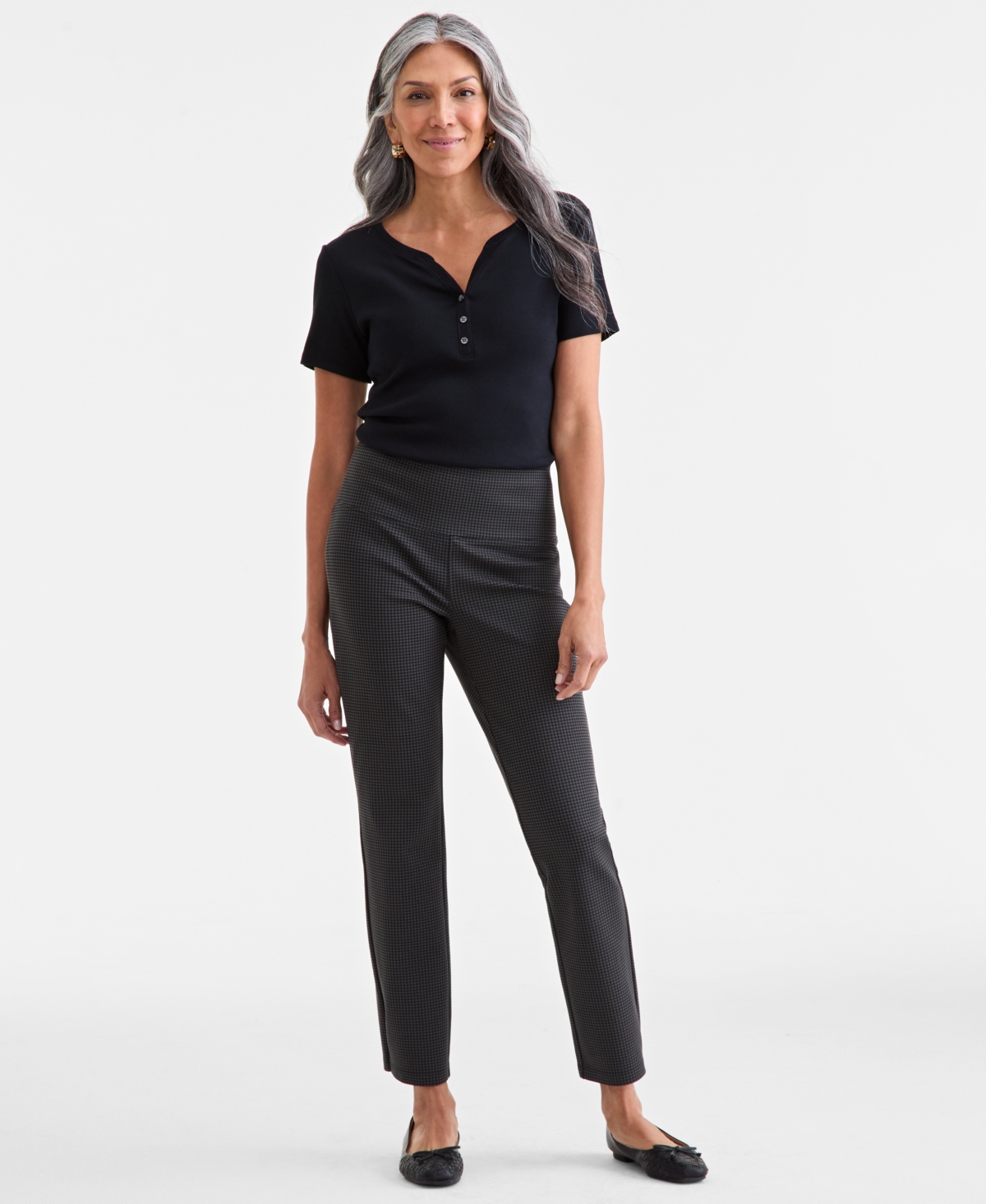 Click here for Style & Co Womens Straight-Leg Ponte-Knit Pants  C... prices