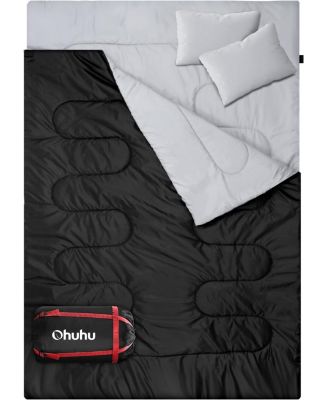 Click here for Double Sleeping Bag For Adults With 2 Pillows Quee... prices
